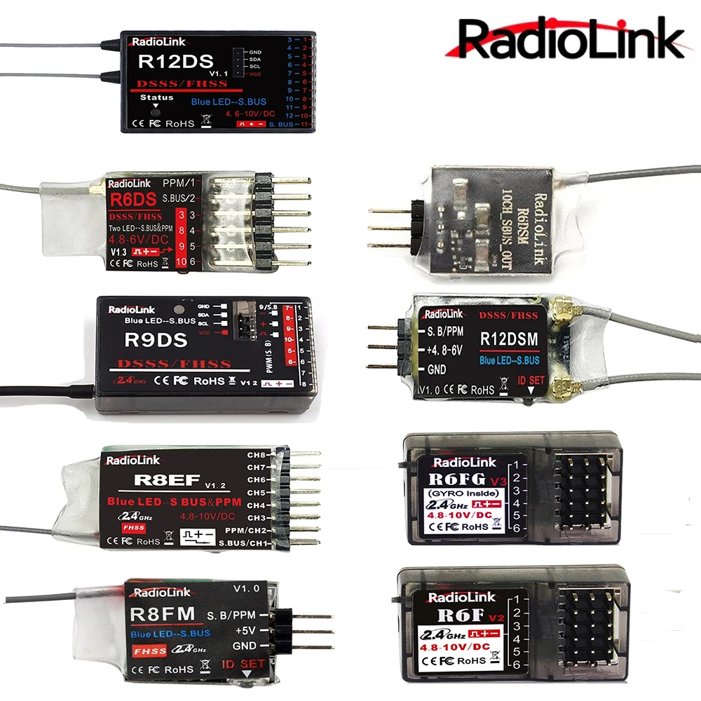 Radiolink R12DSM R12DS R9DS R8FM R8EF R8FM R6DSM R6DS R6FG R6F Rc ...
