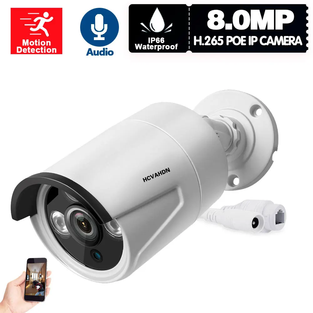 4K-8MP-POE-CCTV-Security-Surveillance-Camera-Outdoor-Street-Waterproof ...