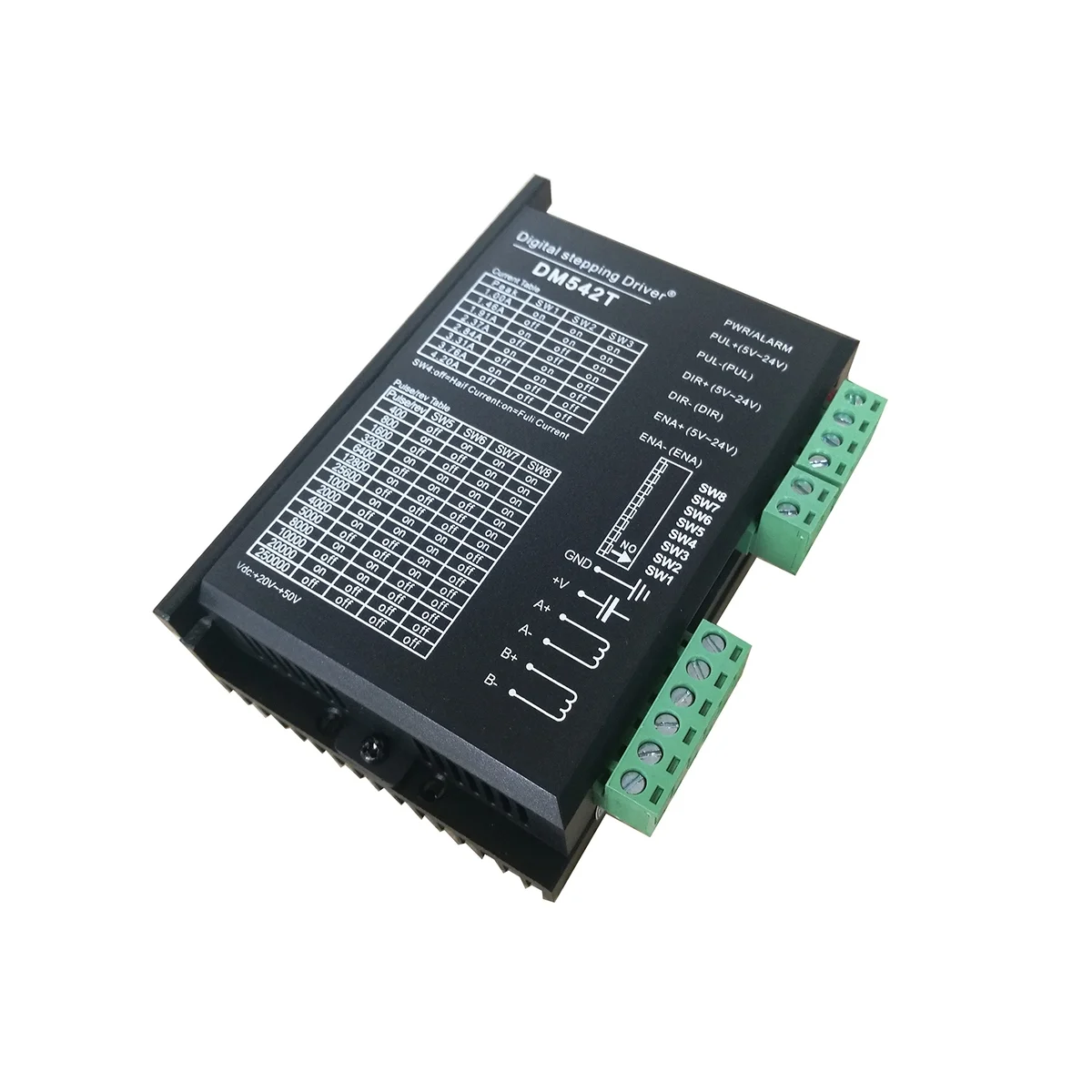 DM542T-CNC-Stepper-Motor-Driver-1-0-4-2A-20-50VDC-1-128-Micro-Step ...