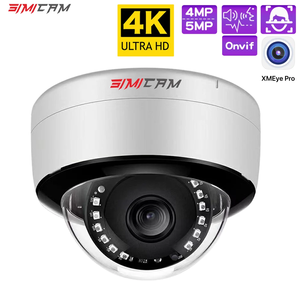 4K-8MP-5MP-4MP-Audio-IP-Security-Surveillance-Camera-POE-DC-H-265-Dome ...