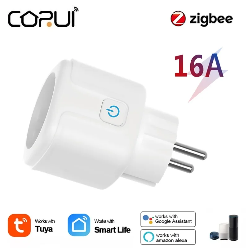 Smart Plug Power Monitor Zigbee | Plugs Zigbee Smart Life | Smart ...