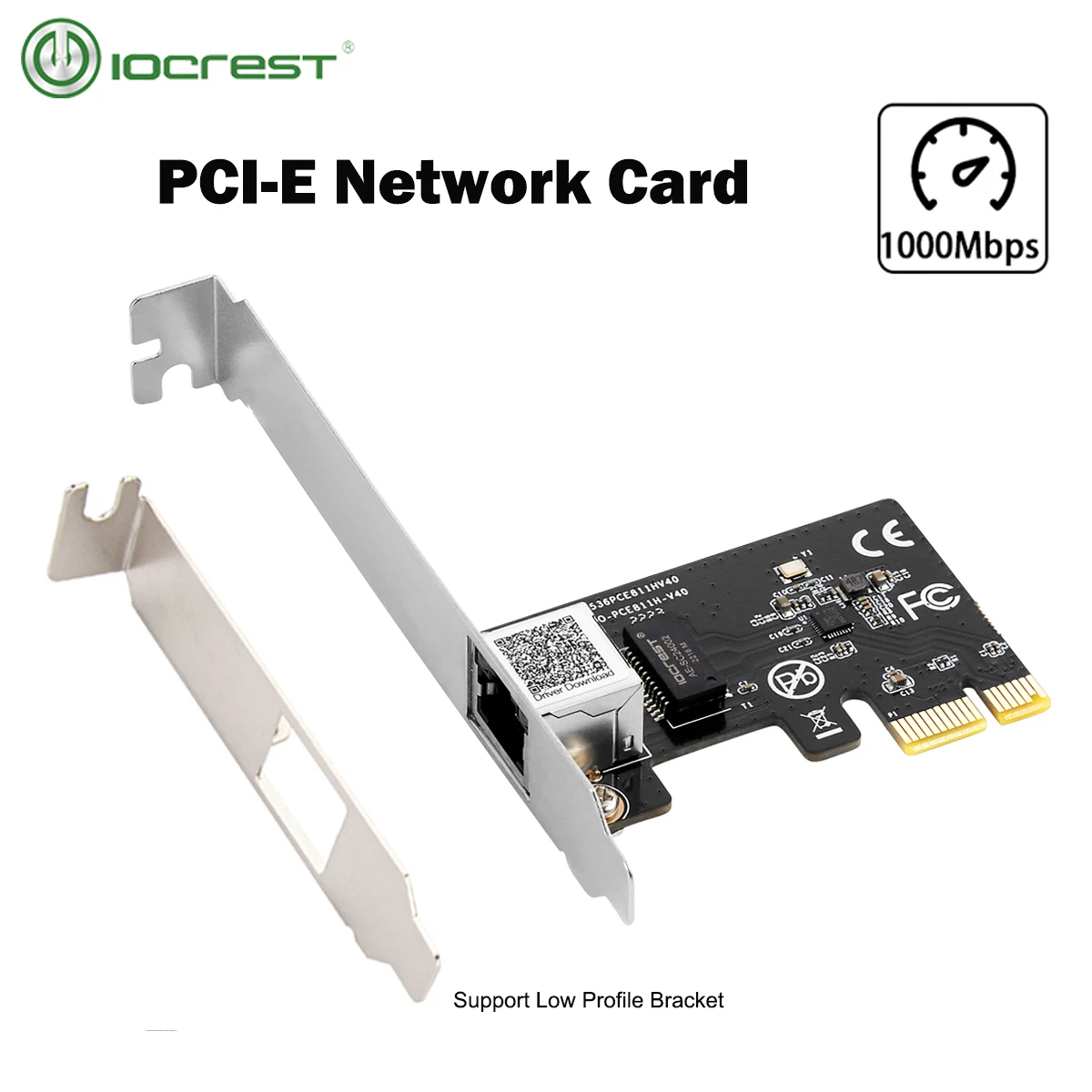 IOCREST-Single-Port-Gigabit-Ethernet-Realtek-Chip-PCI-Express-Lan ...