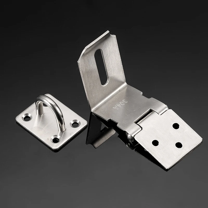 Stainless-Steel-Safety-Packlock-Clasp-Door-Hasp-Latch-Safety-Lock-for ...