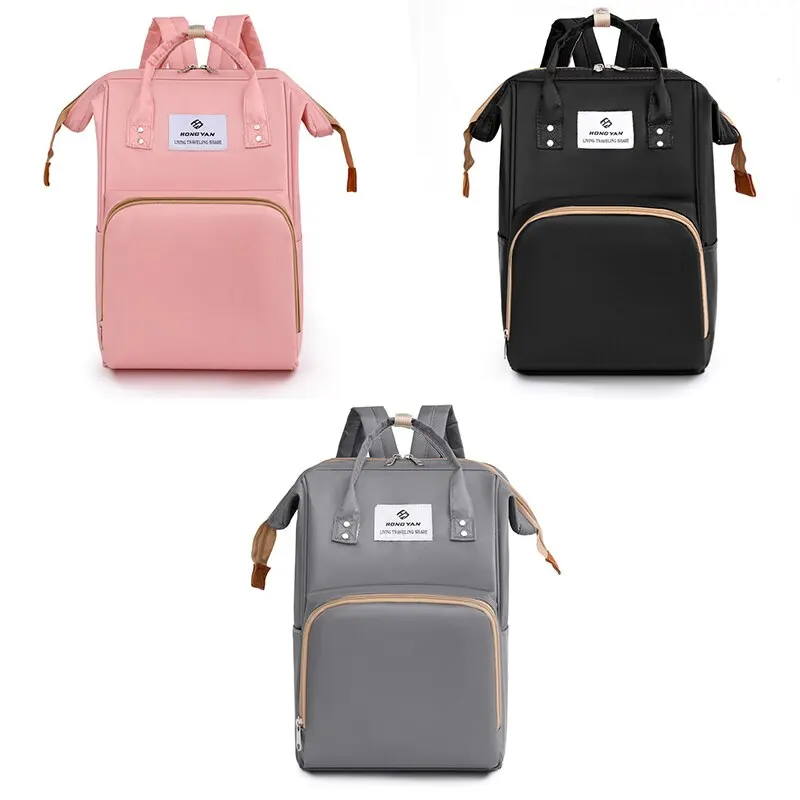 Solid Color Minimalist Mommy Bag Multifunctional Splashproof Mother And ...