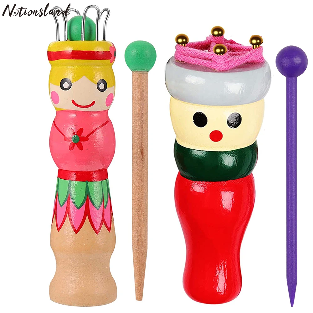 French Knitter Knitting Spool Wood Knitting Tool Wood Yarn Knitting ...