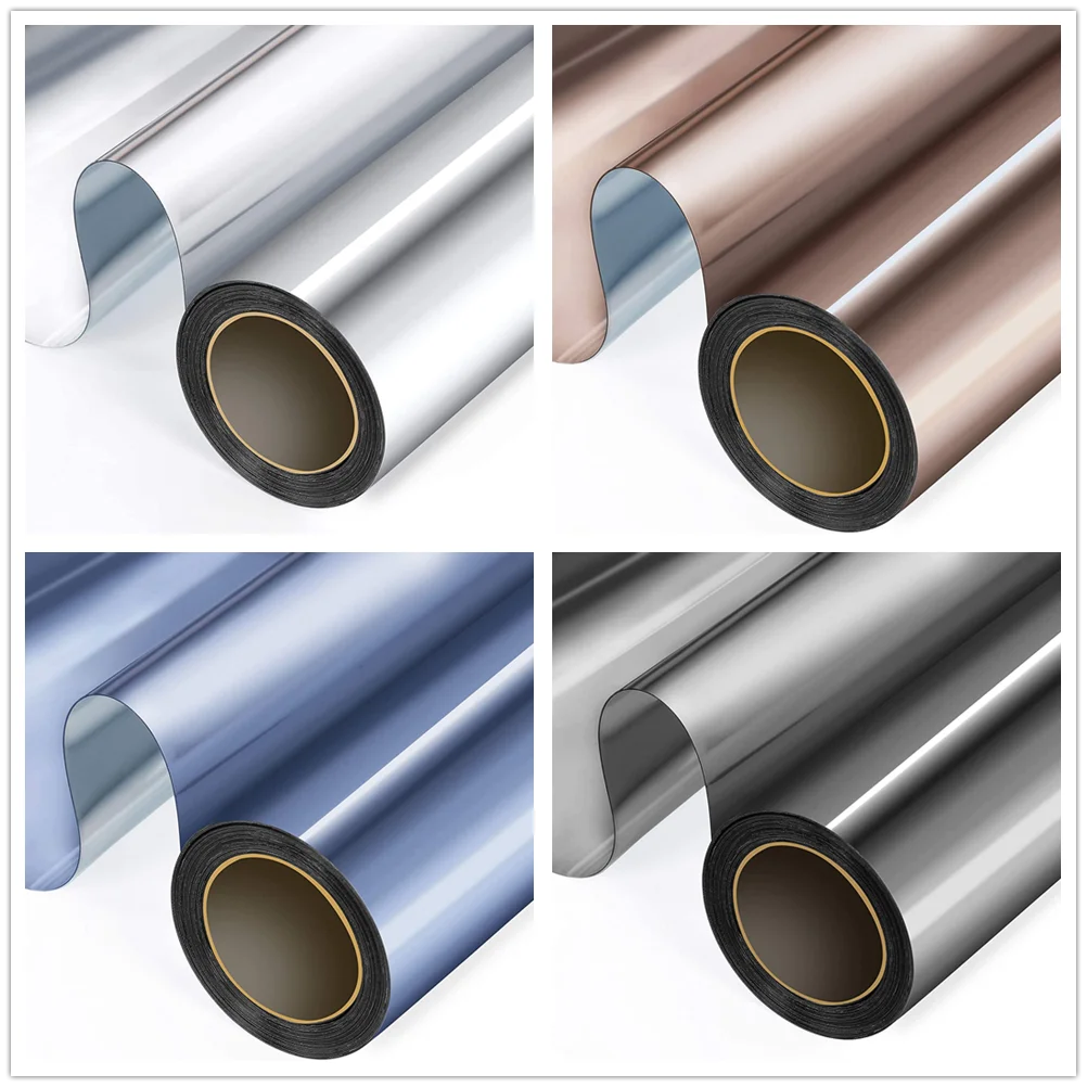 1M One Way Mirror Window Film Reflective Self-adhesive Glass Film Vinyl ...