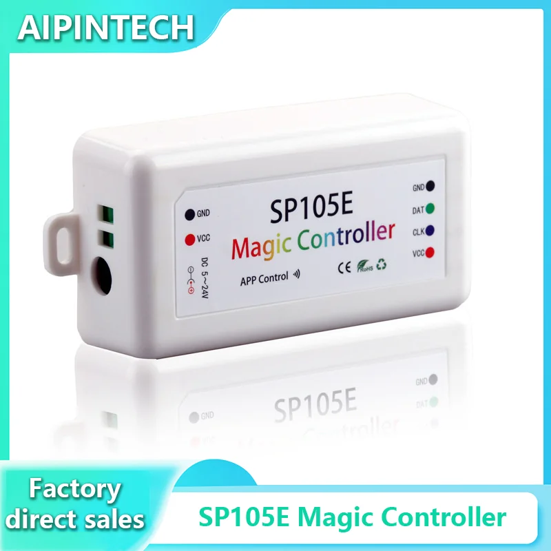 Sp105E-Magic-Controller-Bluetooth-Compatible-Dc5-24V-2048-Pixels-For ...