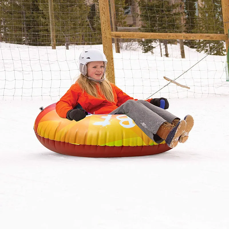 Winter-Skiing-Outdoor-Thickening-Inflatable-Ski-Ring-Durable-Wear ...