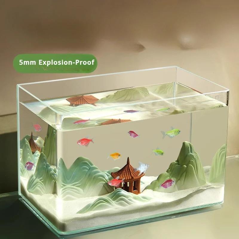 Ultra-Clear-Curved-Glass-Fish-Tank-High-Quality-Heat-Bent-Aquarium ...