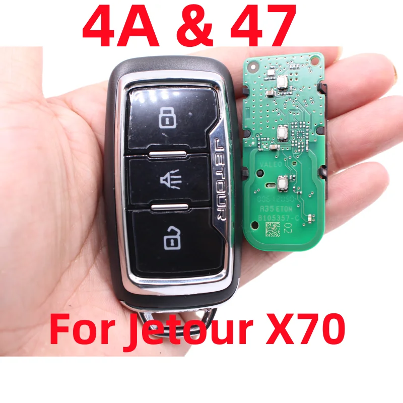 Original Keyless Go Smart Key 433Mhz 4A Or 47 Chip For Chery Jetour X70 X70S X90 X70M Cowin X3 ...