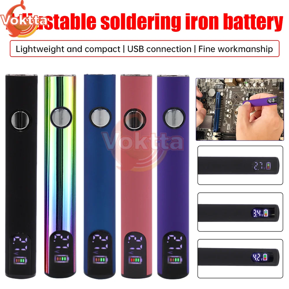510-Thread-Battery-Pen-Solder-Iron-Shaped-Battery-Set-Portable-Electric ...