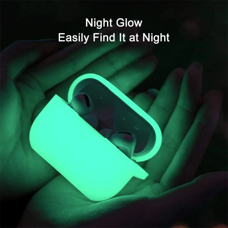 Night-Light-Luminous-Silicone-Soft-Earphone-Case-for-Apple-Airpods-3-2 ...