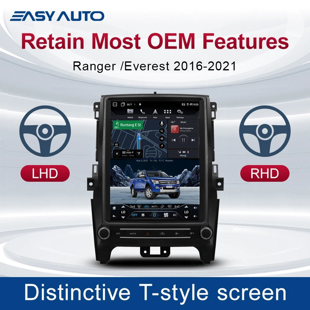 13in Radio For Ford Everest Ranger Raptor Car Multimedia Player With ...