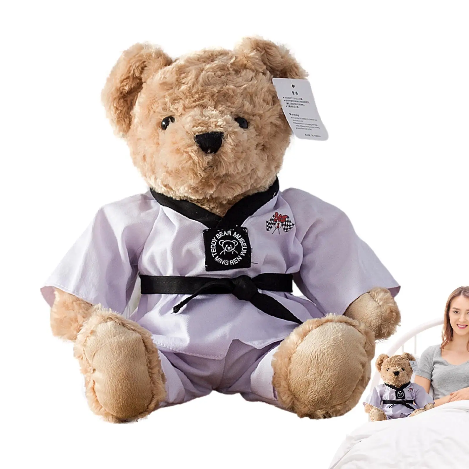 Taekwondo-Teddy-Bear-Plush-Toy-Stuffed-Animal-Kumamoto-Bear-Dolls-Baby ...