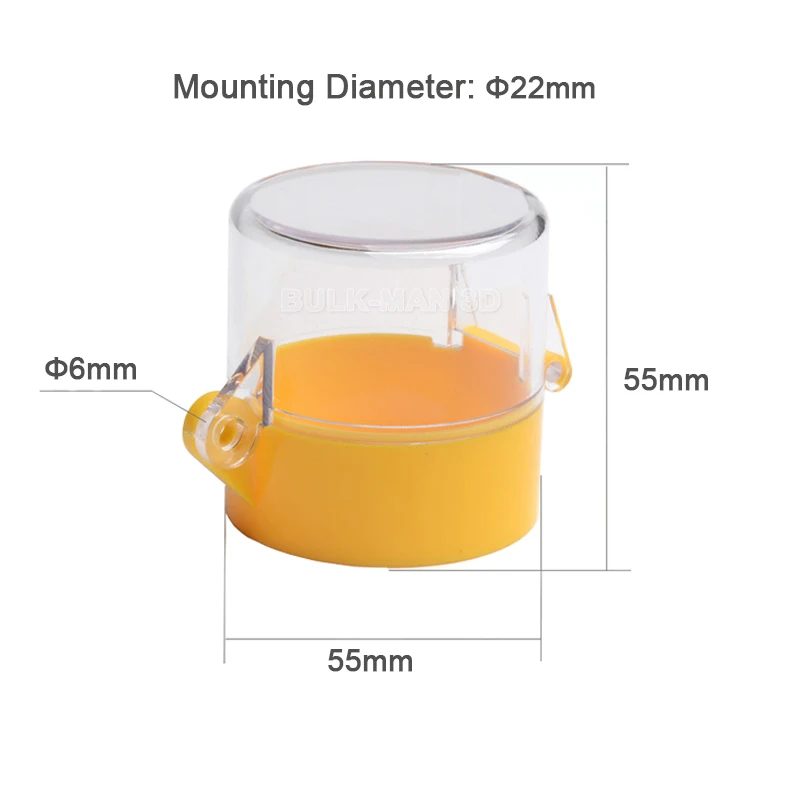 Emergency Stop Switch Protective Cover For Emergency Stop Button N/c Switch E-stop Push Button ...