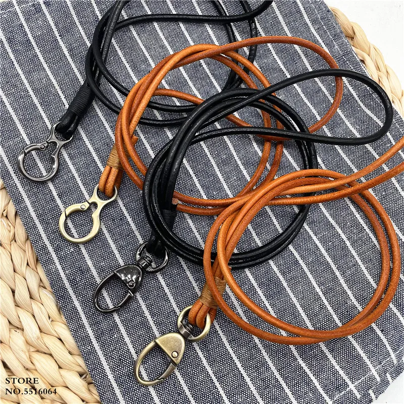 Genuine-Leather-Keychain-Lanyards-for-Keys-Mobile-Phone-Accessories ...