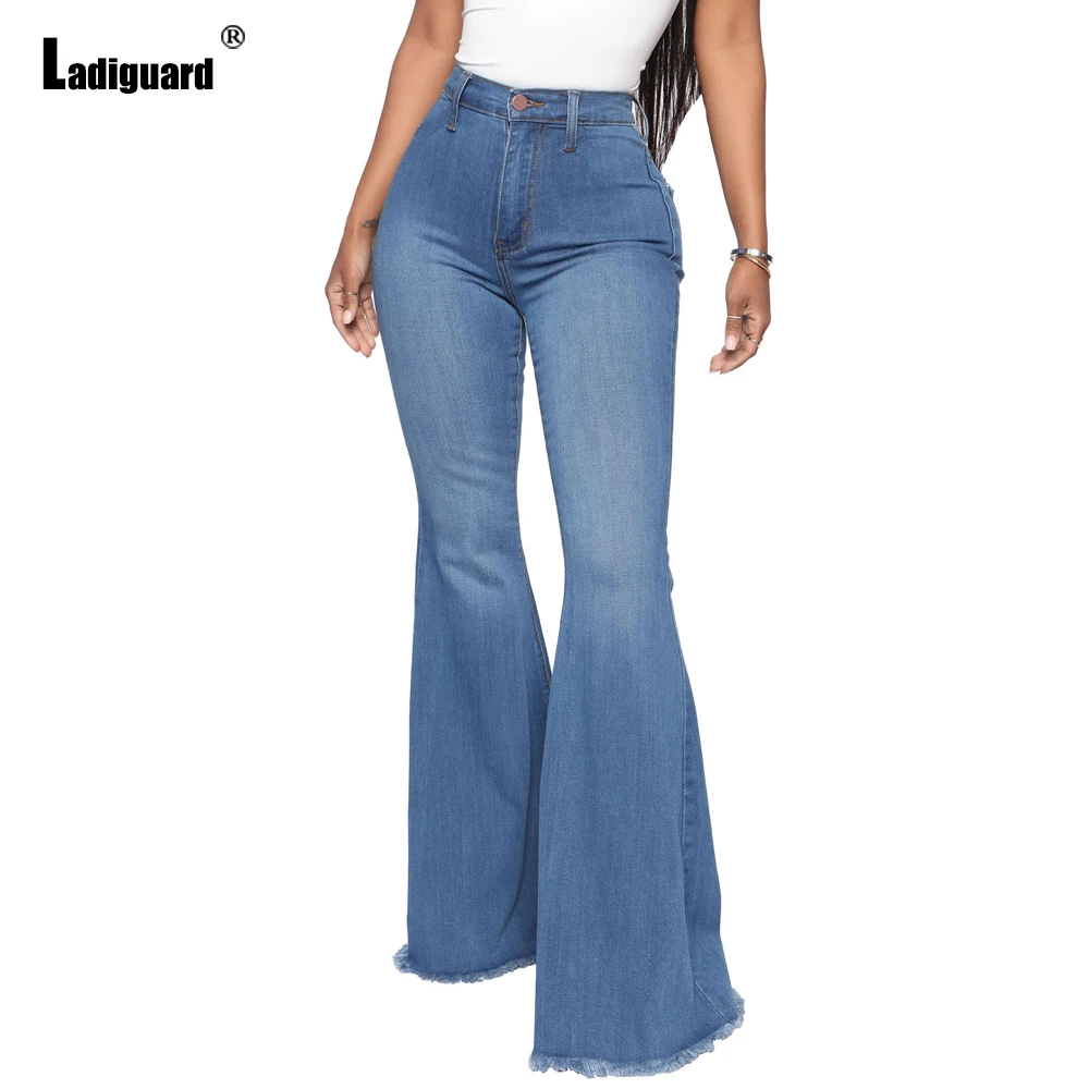 Women Fashion Boot Cut Jeans | Boot Cut Elastic Denim Pants | Boot Cut ...