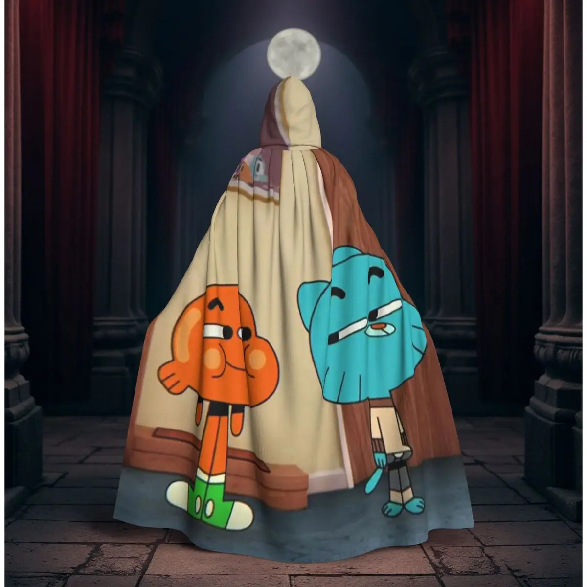 The Amazing World Of Gumball Tawog Long Hooded Cloak Witch Medieval ...