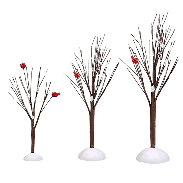 Lit Bare Branch Trees