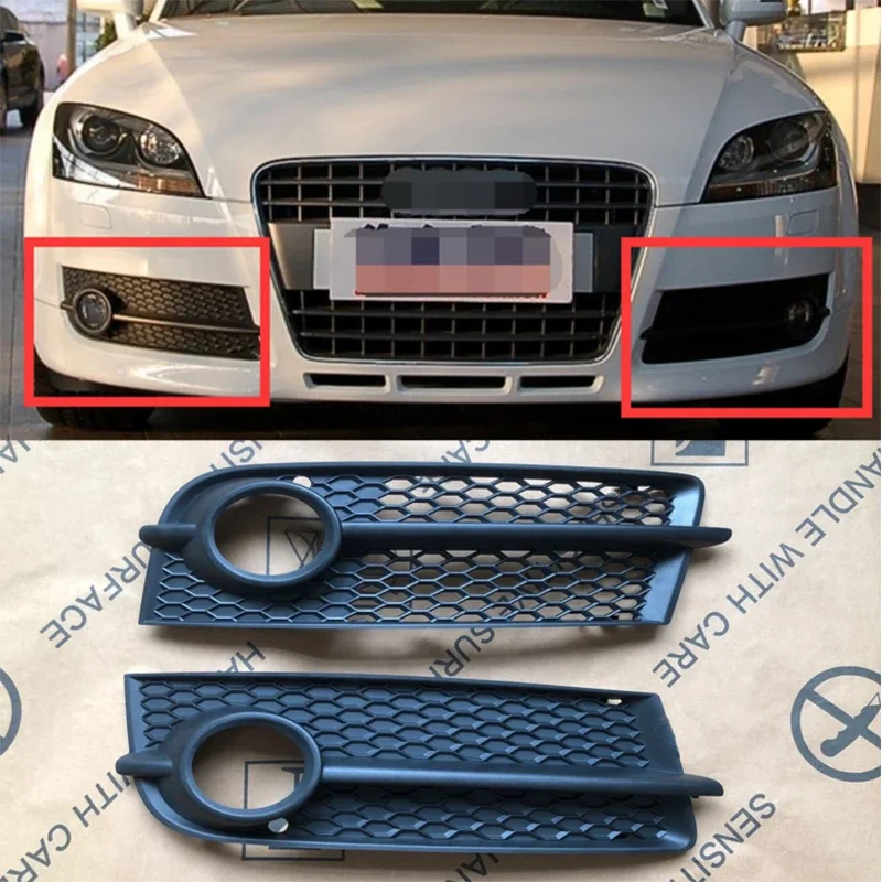 Auto-Left-Right-Front-Bumper-Fog-Light-Grille-Grill-Cover-for-Audi-TT ...
