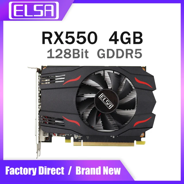 MLLSE AMD Radeon RX 550 4GB Graphics Card GDDR5 128bit