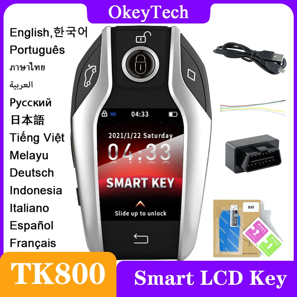 Russian-Korean-TK800A-LCD-Smart-Key-New-Style-Universal-Modified ...