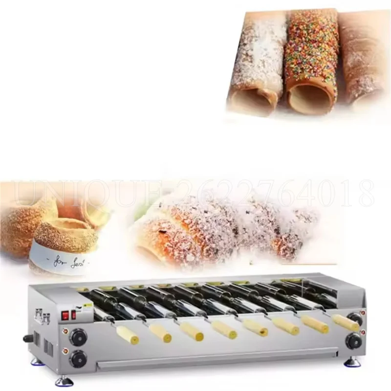 Commercial-Ice-Cream-Chimney-Roll-Bakery-Machine-Bread-Baking-Grill-Gas ...