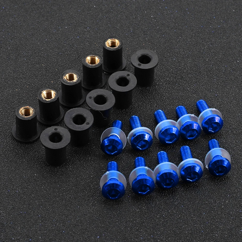 10-PC-5MM-Windshield-Bolt-For-YAMAHA-TRACER-900-700-GT-900GT-TRACER ...