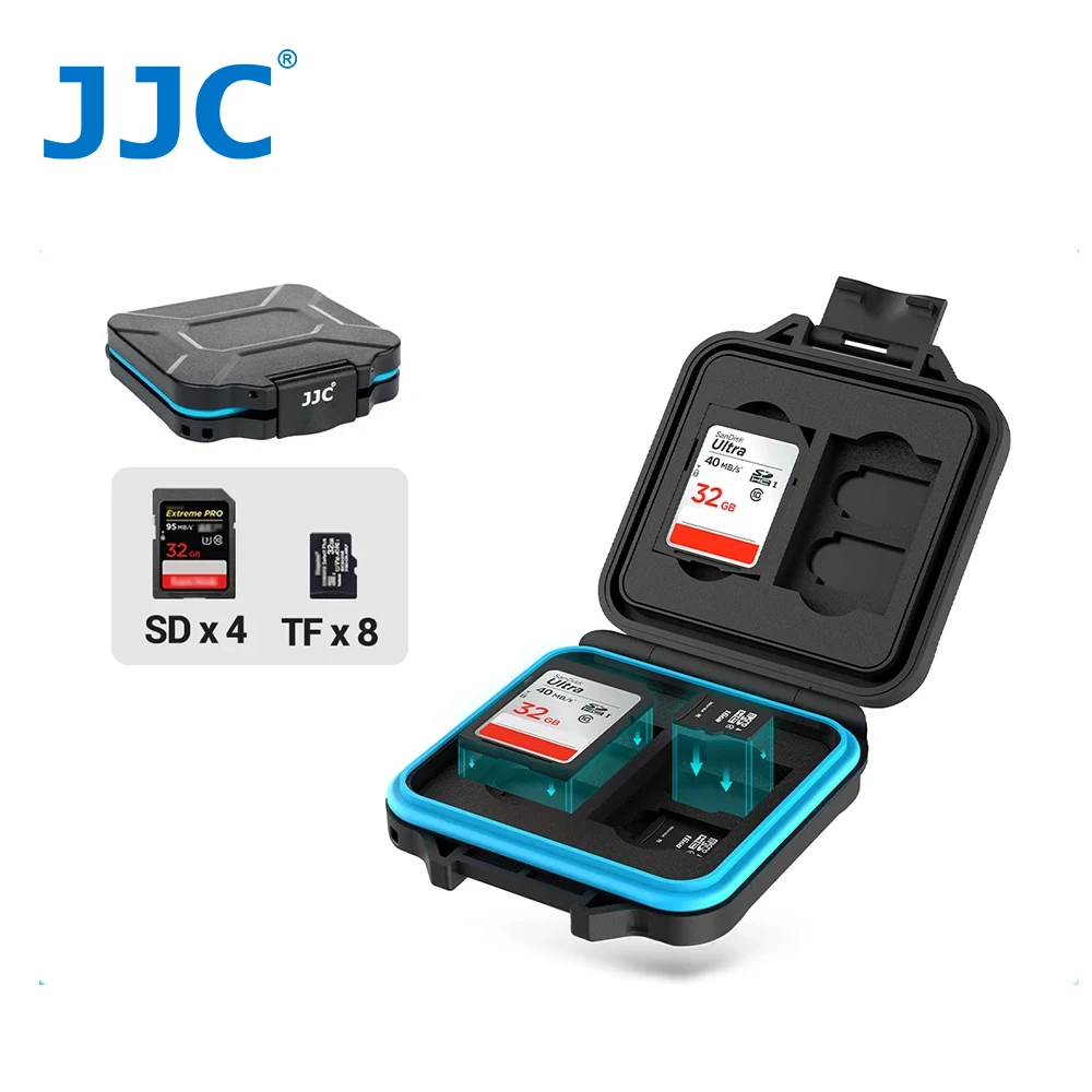 JJC-16-Slots-Micro-SD-Card-Case-Storage-Box-Soft-Foam-MicroSD-Card ...