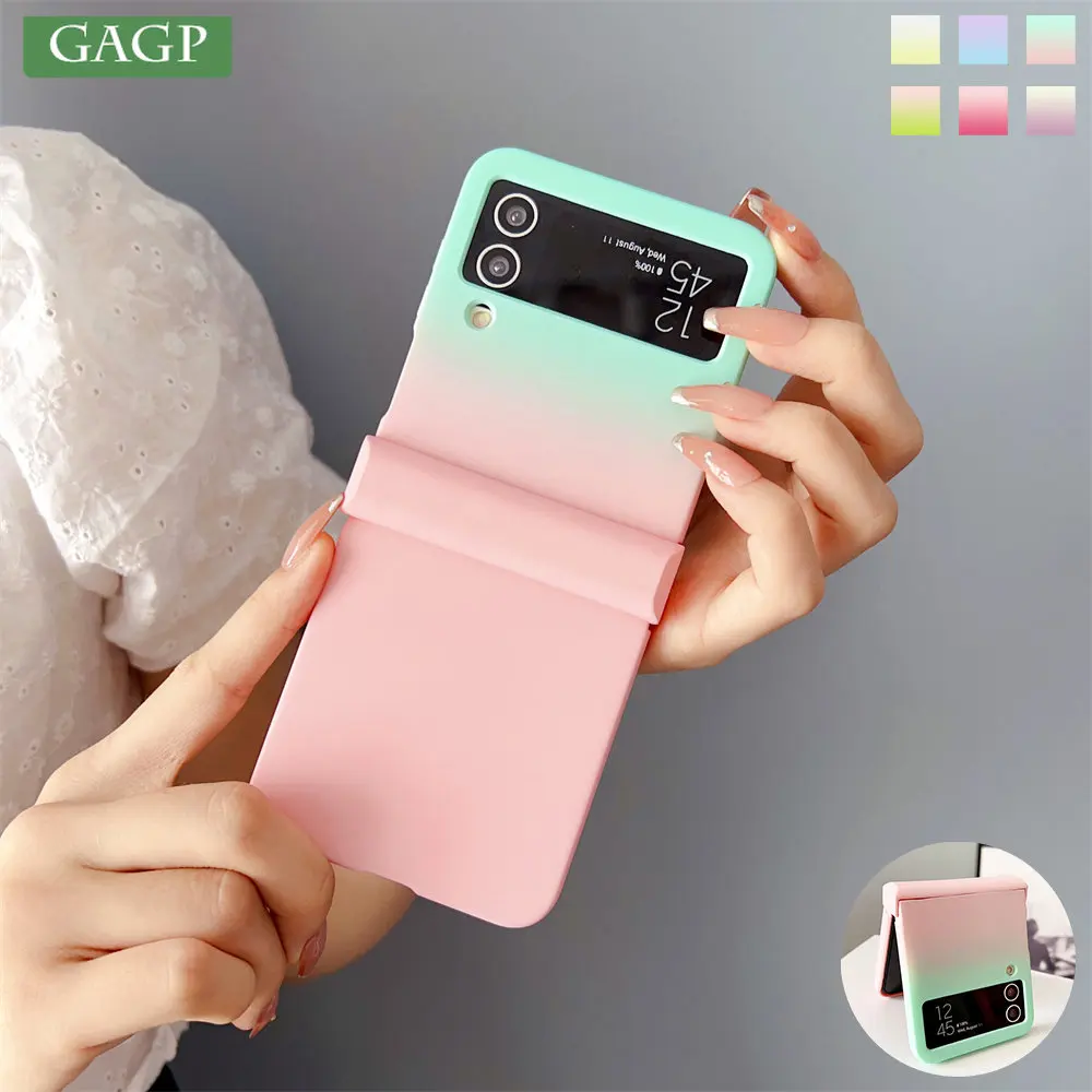 Koren-Ins-Gradient-Folding-Phone-Case-For-Samsung-Galaxy-Z-Flip-3-4-5 ...
