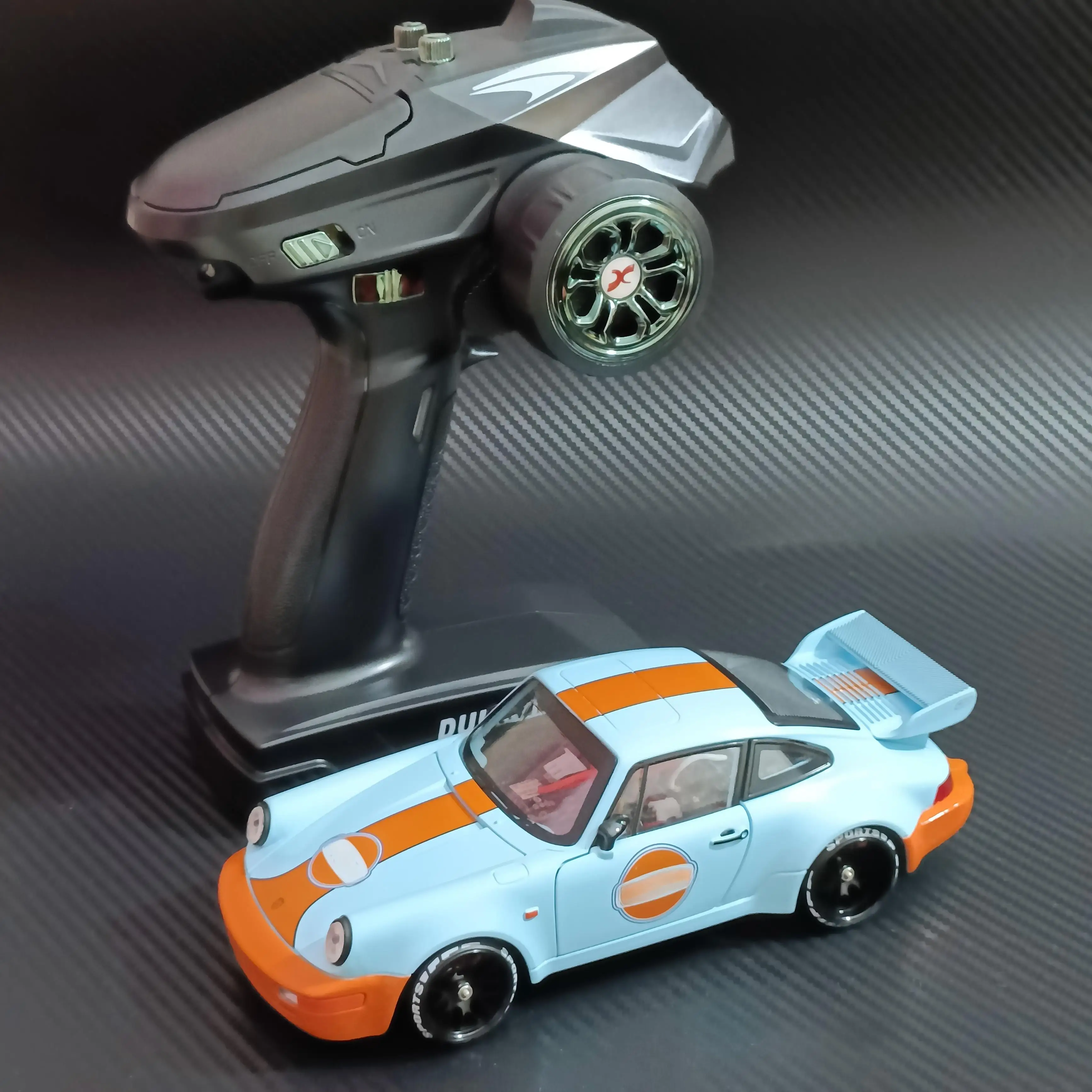 FATJAY RC Drift MINI-Q8 Supra 1/24 4AWD with Metal Shell Remote Control ...