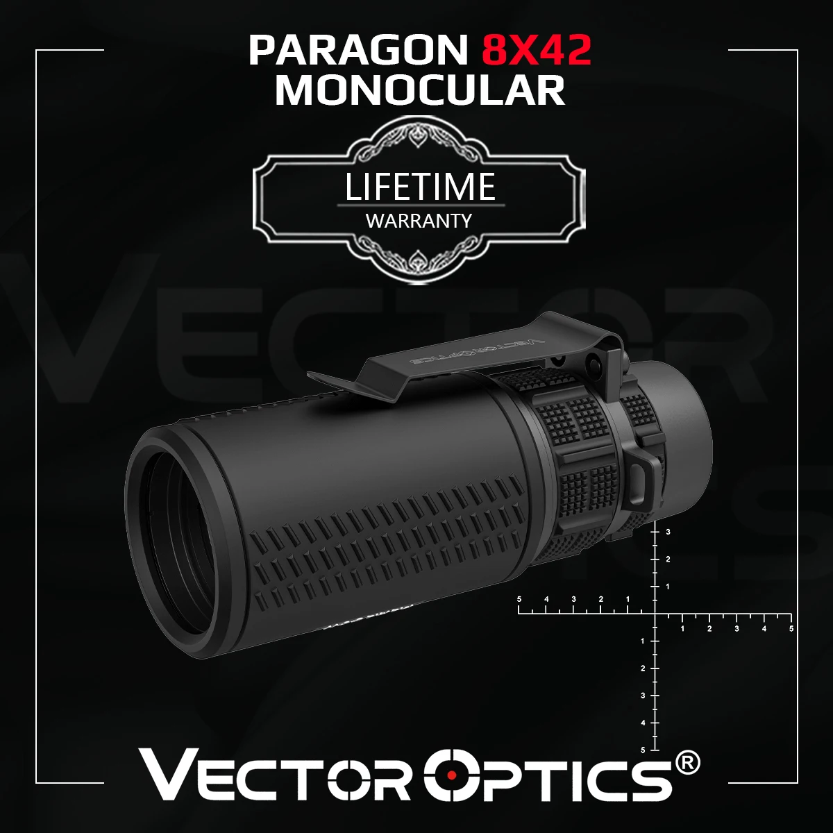 Vector Optics Paragon 8x42 Monocular With Tactical Reticle All Fully ...