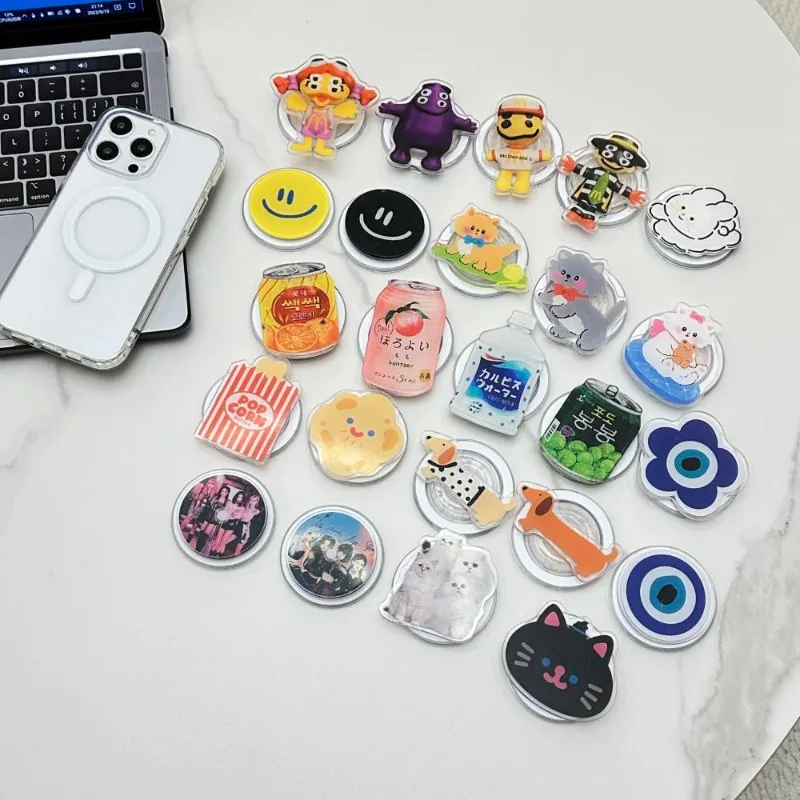 Trouvaille-Magnetic-Folding-Mobile-Phone-Grip-Holder-Socket-Pocket ...