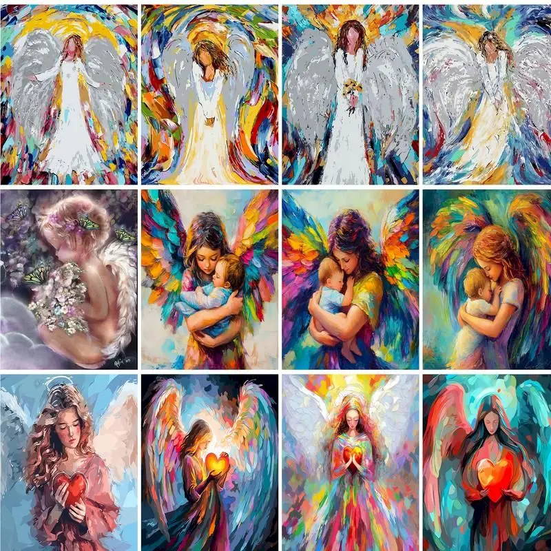PhotoCustom Oil Painting By Numbers Handpainted Drawing By Numbers ...