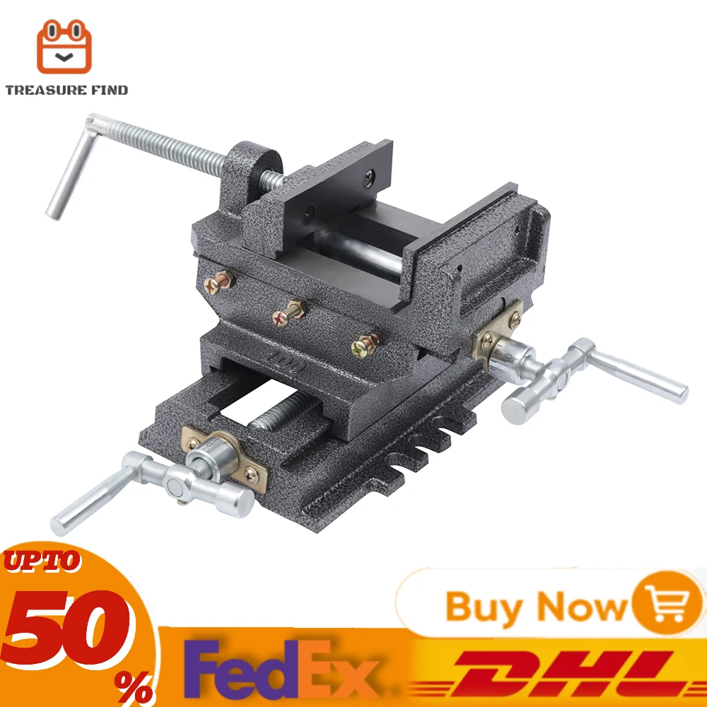 Bench-Vise-Drill-Press-X-Y-Compound-Vise-2-Way-Heavy-Duty-Cross-Slide ...