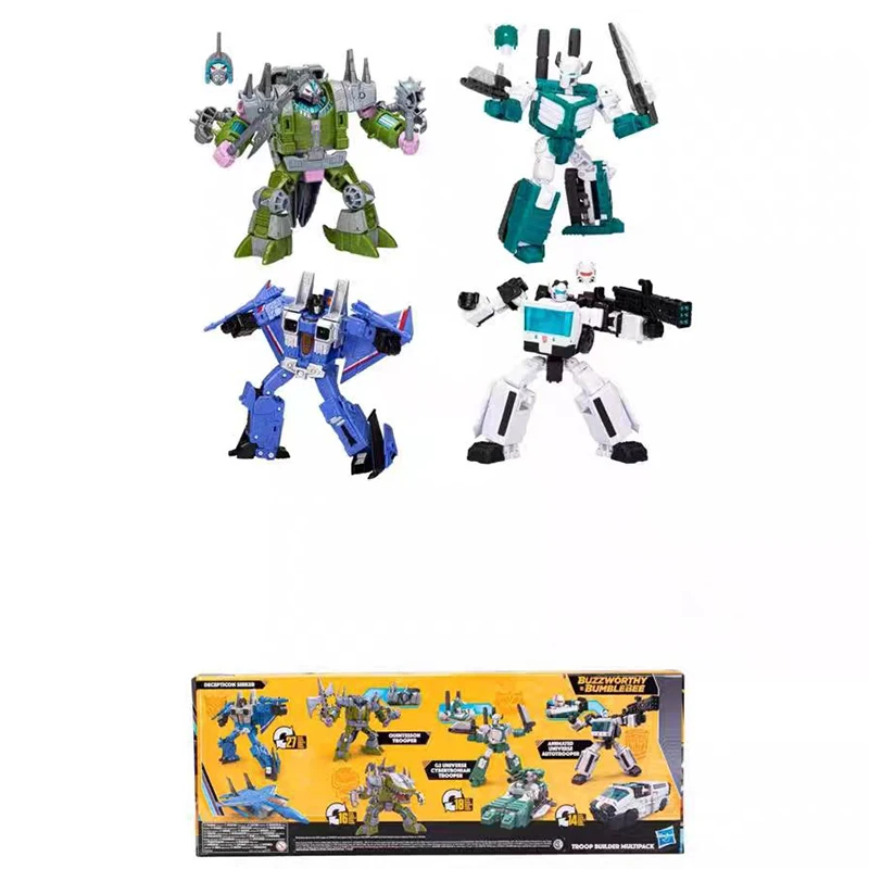 HASBRO TRANSFORMERS BUZZWORTHY BUMBLEBEE TROOP BUILDER SEEKER TROOPER 4 ...