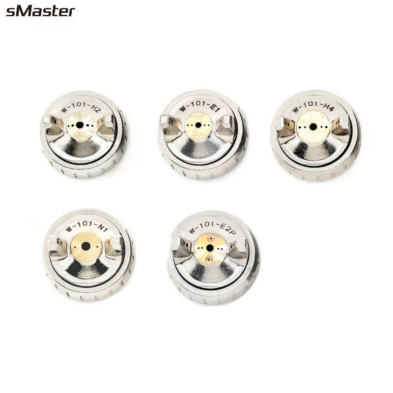 sMaster W-101 Spray Gun W101 Paint Gun WA101 Paint Gun Air Cap 0.8/1.0 ...