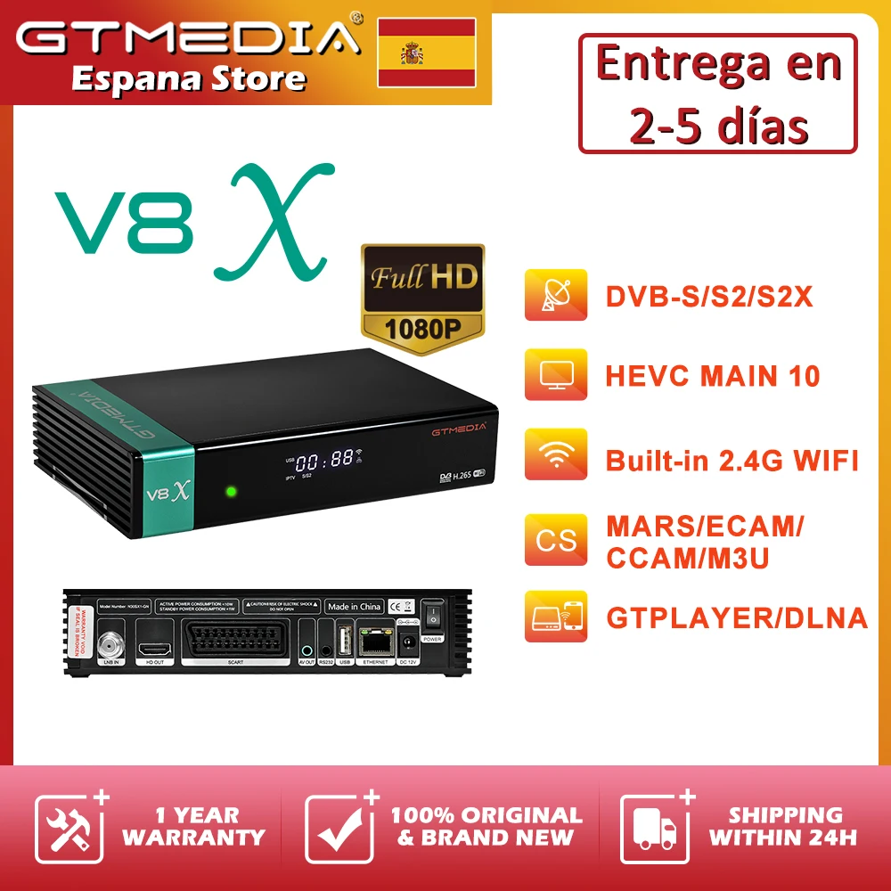 GTMEDIA-V8X-Satellite-TV-Receiver-DVB-S2X-S2-S-VCM-ACM-multi-stream-FHD ...