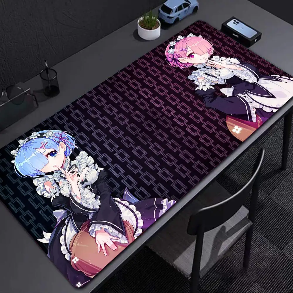 Gaming-Accessories-Manga-Mouse-Pad-Re-Zero-Rem-Emilia-Mousepad-Speed ...