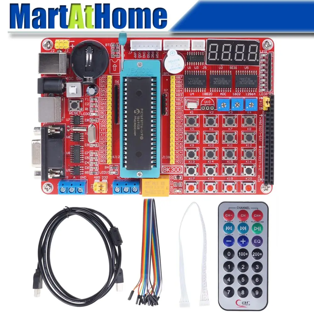 PIC-Development-board-PIC-Microcontroller-Learning-Board-PIC16F877A ...
