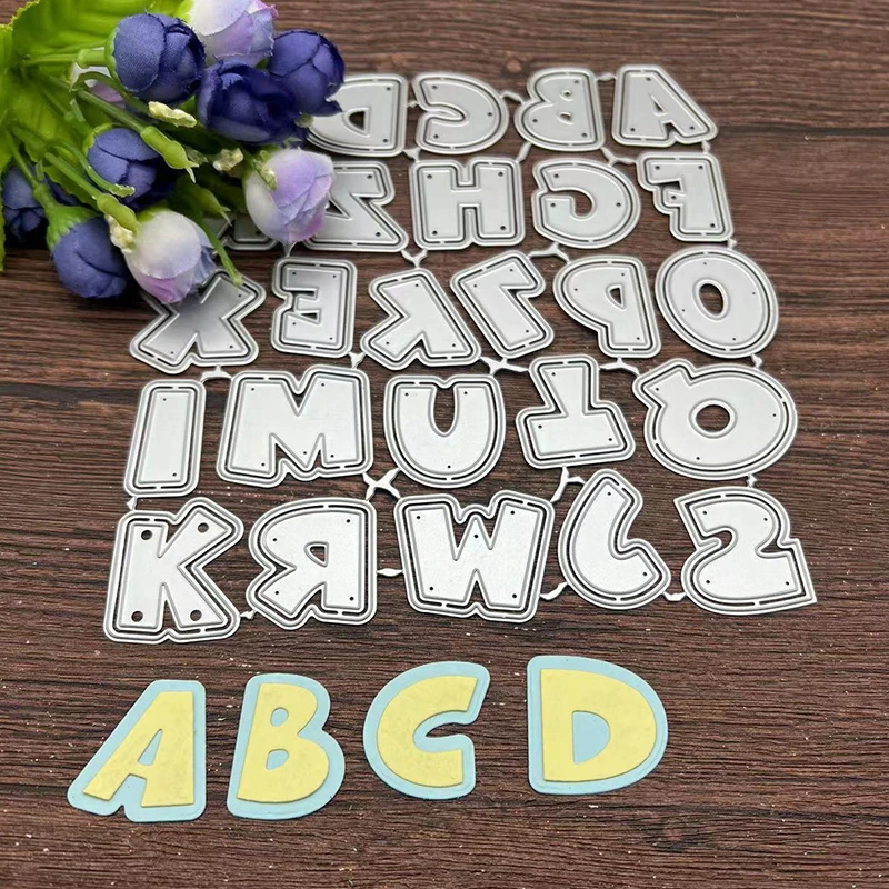 Lace Metal Cutting Templates 26 Letters | Metal Cutting Dies ...