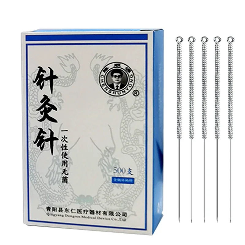 500Pcs/Lot Acupuncture Needles 500 Disposable Body Massager Beauty ...