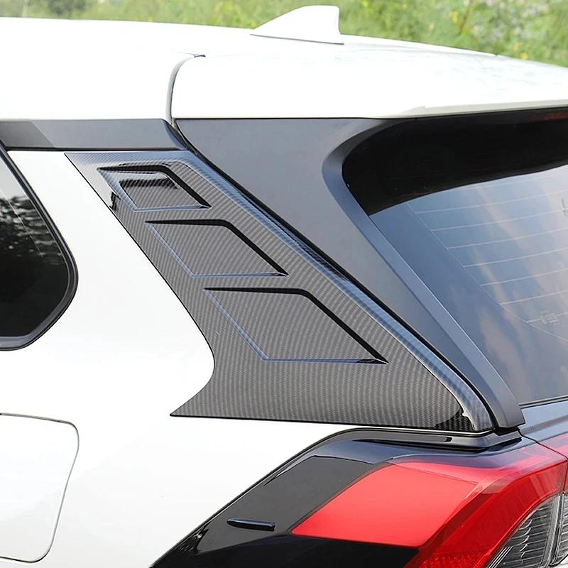 Car Rear Window C Pillar Trim Cover Exterior Accessories For Toyota ...