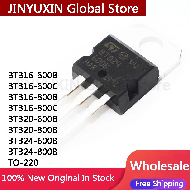 10Pcs-New-BTB16-BTB16-600B-BTB16-600C-BTB16-800B-BTB16-800C-BTB20-BTB20 ...