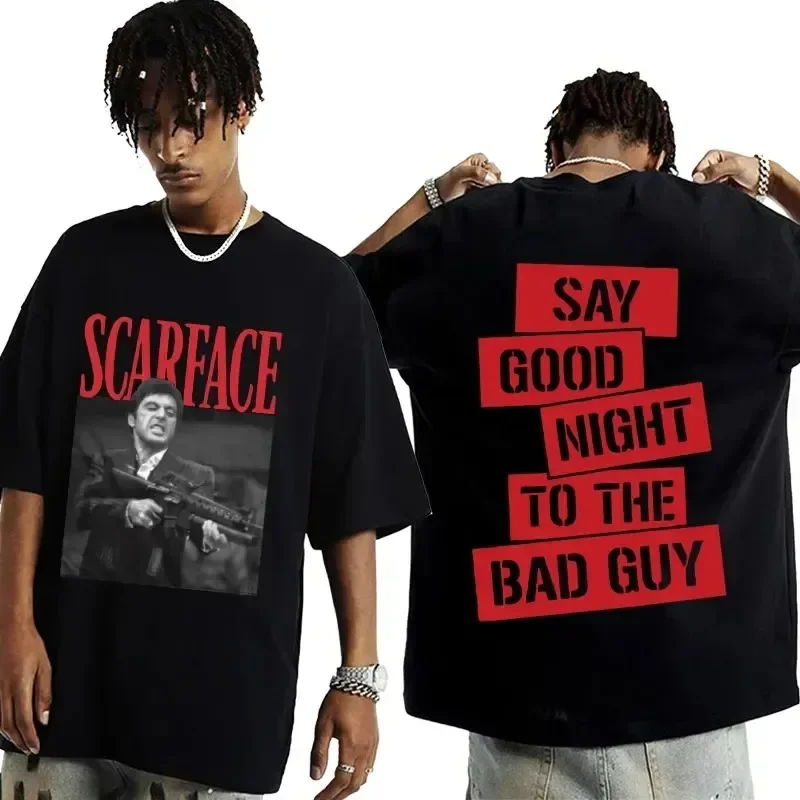 Camiseta-con-estampado-De-Scarface-Tony-Montana-para-hombre-ropa-De-Hip ...