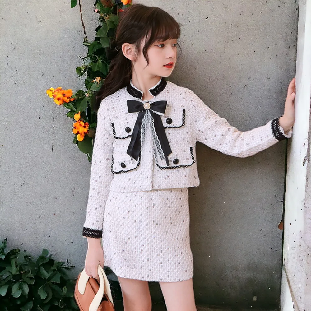 Cute Children's Clothing Set School Suit Baby Outfits Long Sleeve ...