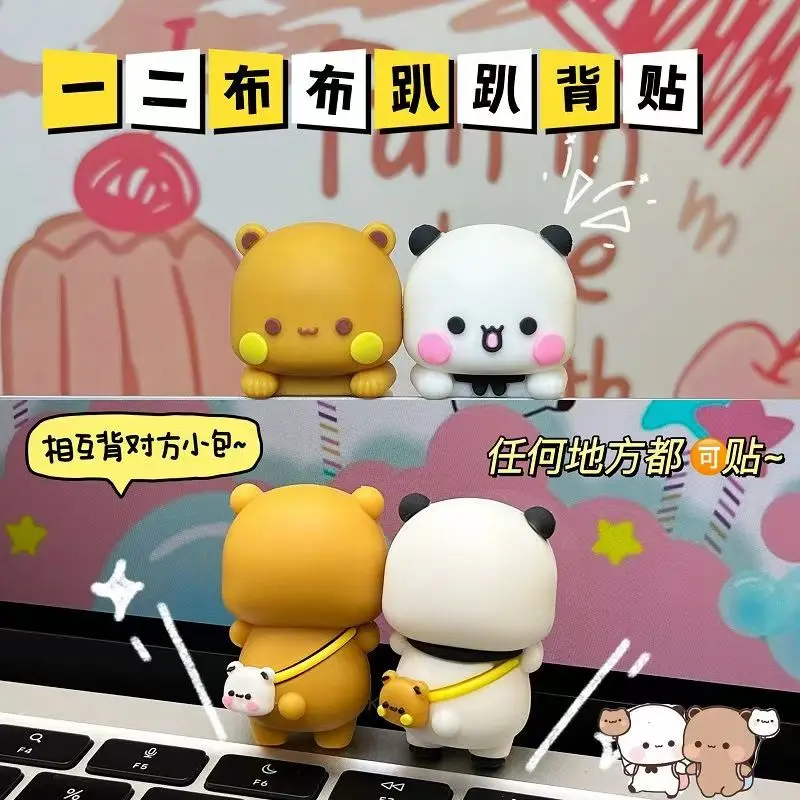 New Bubu Dudu Panda Bear Hippers Figure Toy Cartoon Panda Bear Doll For ...