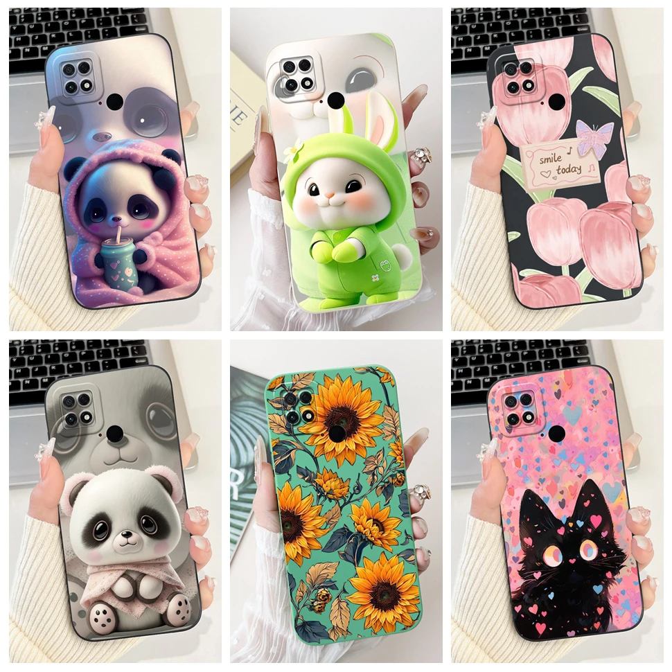 Case Animal Painted Cover For Xiaomi Poco C40 C 40 PocoC40 Phone Case ...