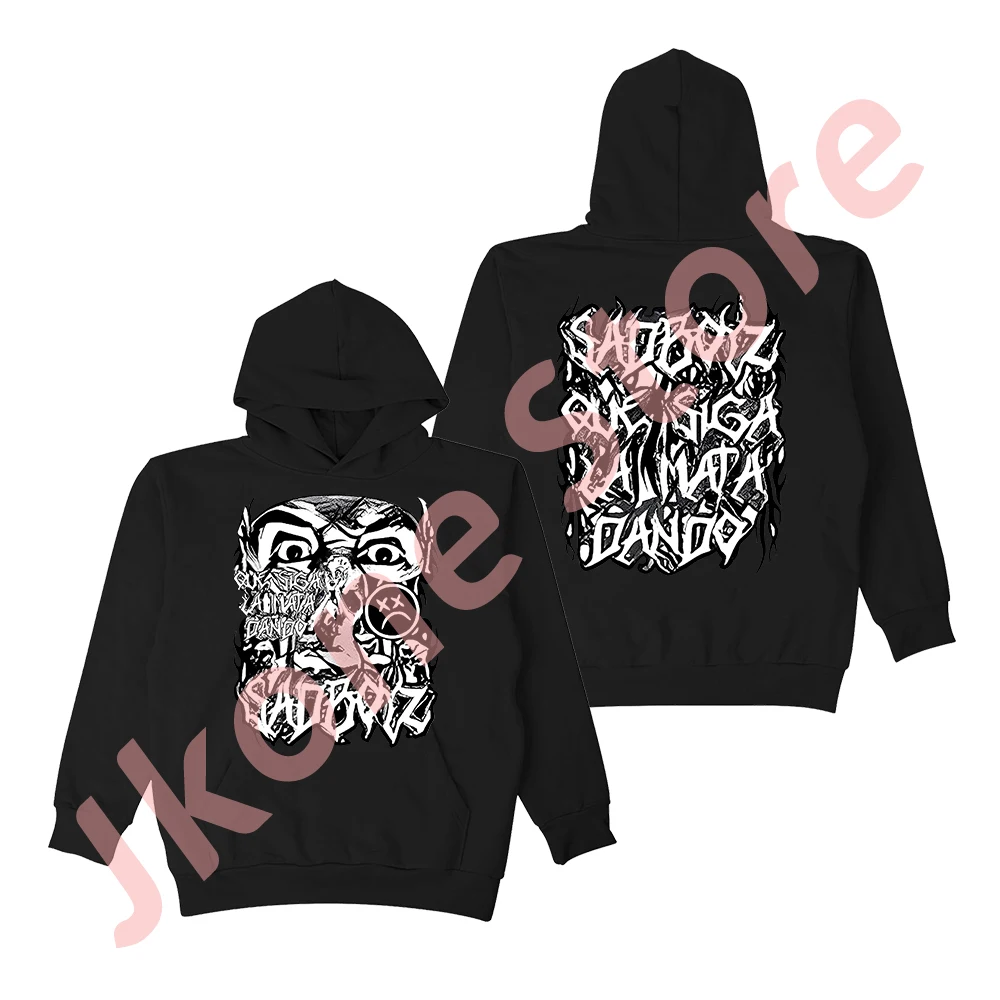 Junior-H-Sad-Boyz-Eyes-Hoodies-Que-Siga-La-Mata-Dando-Merch-Pullovers ...