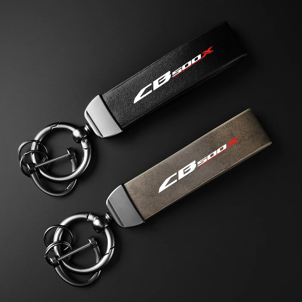 High-Grade-leather-Motorcycle-Keychain-Holder-Keyring-for-Honda ...